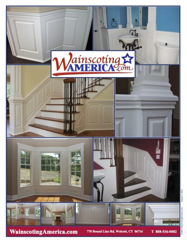 Wainscoting, Molding And Cabinet Door Brochures - Wainscoting
